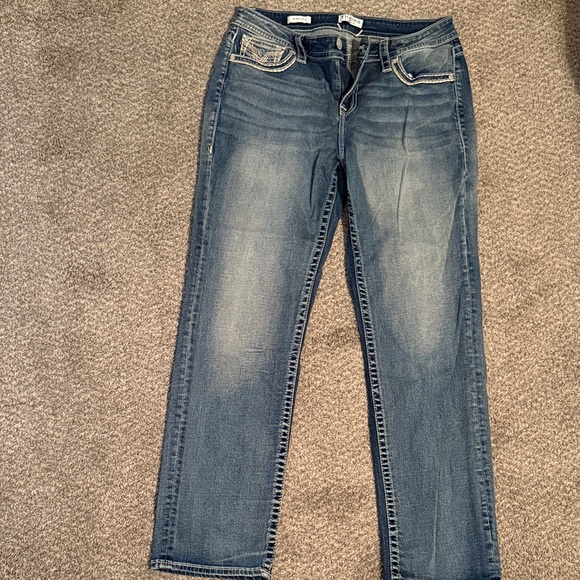 Vigoss | Jeans | Vigoss Womens Straight Leg Blue Jeans | Poshmark